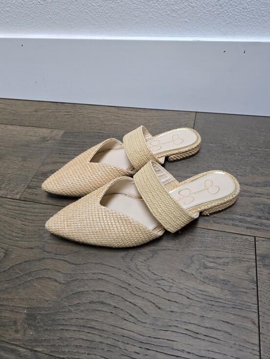 Jessica Simpson | Shoes | Jessica Simpson Lujane Pointed Toe Jute Mule ...